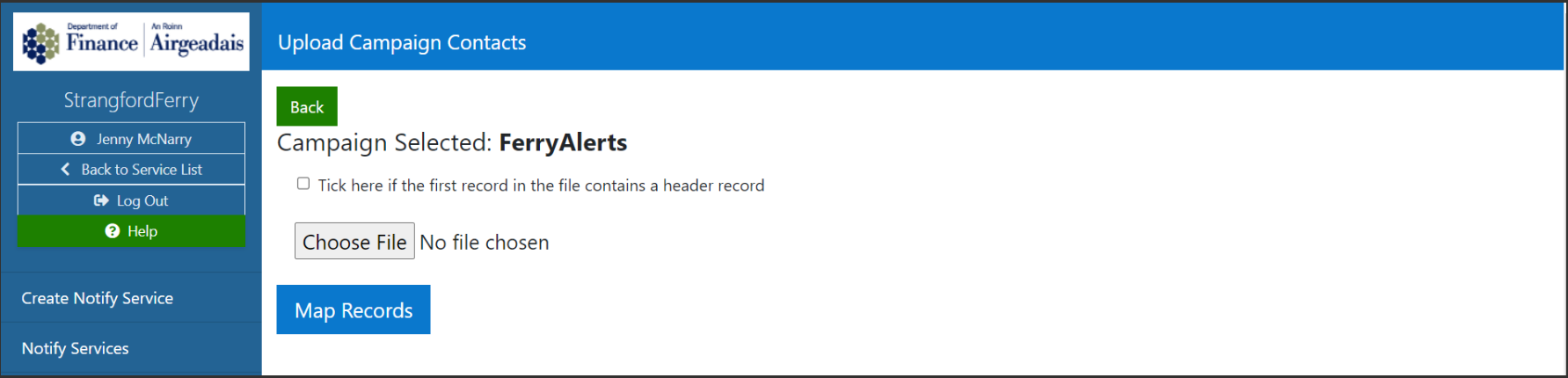 Notify Service User UserGuide