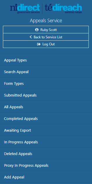 TAS Admin Application